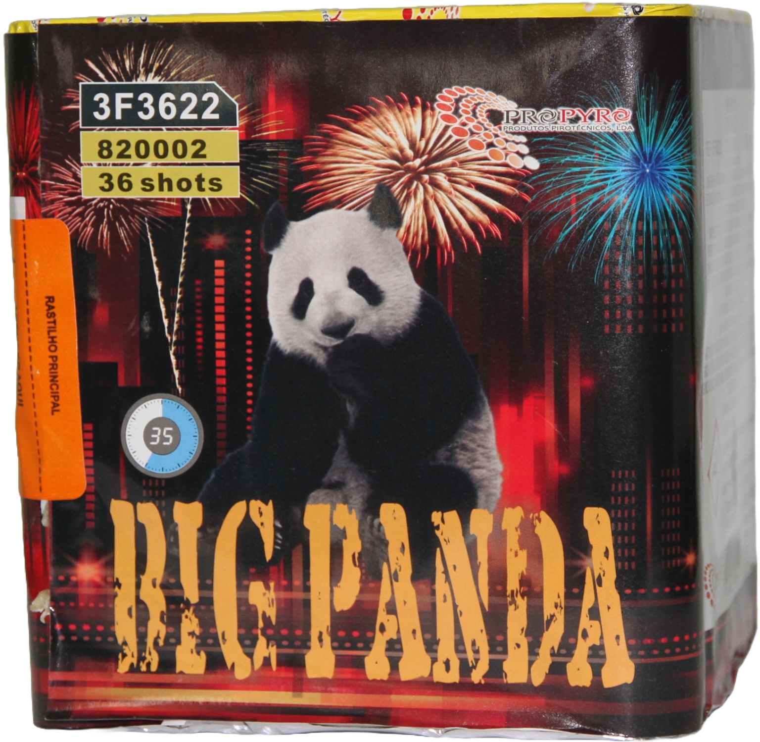 Bateria 36 Big Panda - Pirotécnia Feliz